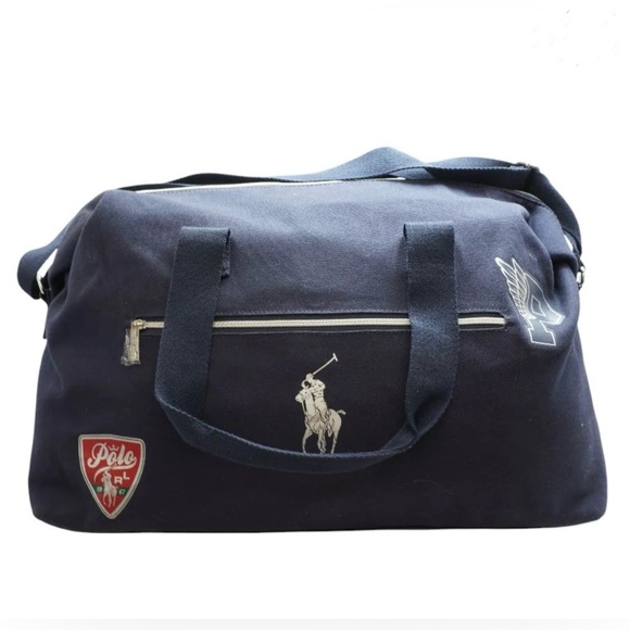 Polo Ralph Lauren | Bags | Polo Ralph Lauren Navy Blue Duffle Bag ...